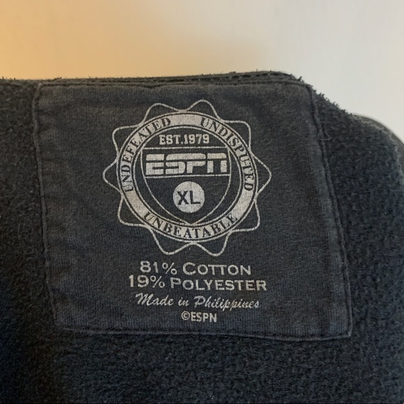 ESPN | Shirts | Vintage Espn Undefeated Zip Up Hoodie | Poshmark